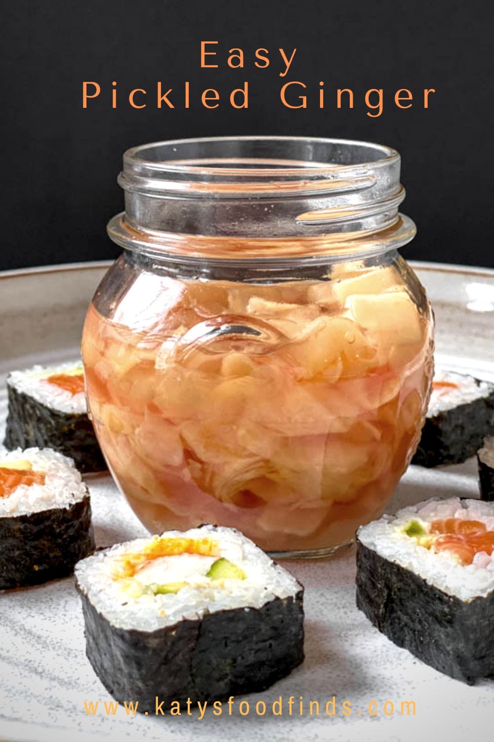 Easy Pickled Ginger - Katy's Food Finds