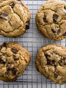 Crispy Chewy Chocolate Chip Cookies - Katy's Food Finds